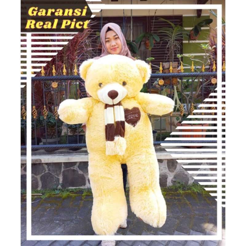 Jual BONEKA TEDDY BEAR JUMBO BERUANG BESAR MURAH 1 meter IMUT LUCU ...