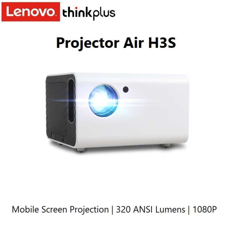 Jual Lenovo Thinkplus Projector Air H3s - Proyektor Wifi 320 Ansi ...