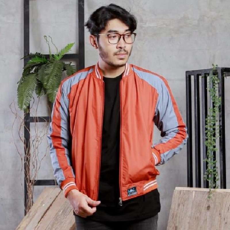 Jual SKJ PINK |MNM x AMZ| Jaket Pria Bomber Jaket Parasut Unisex 2 in 1 ...