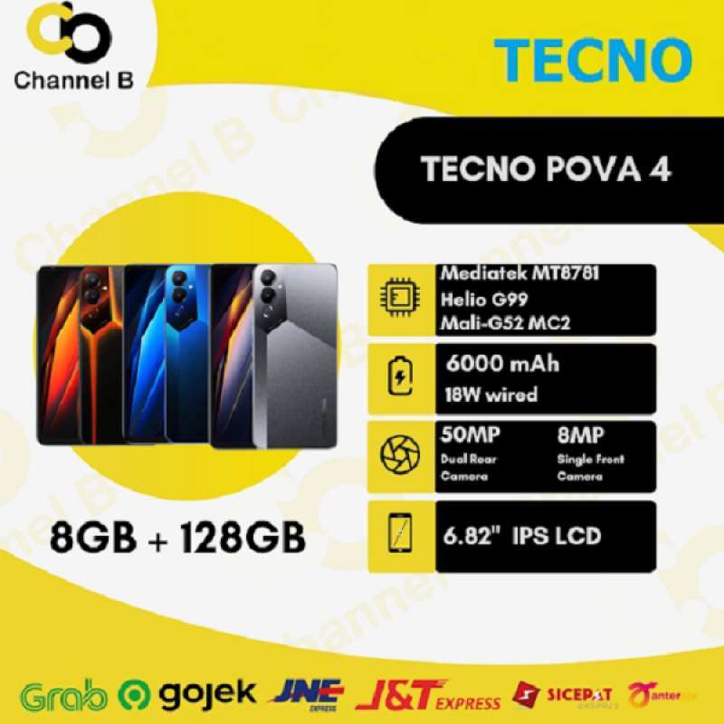 Jual Tecno Pova 4 [ 8GB / 128GB ] Smartphone - Garansi Resmi di Seller ...