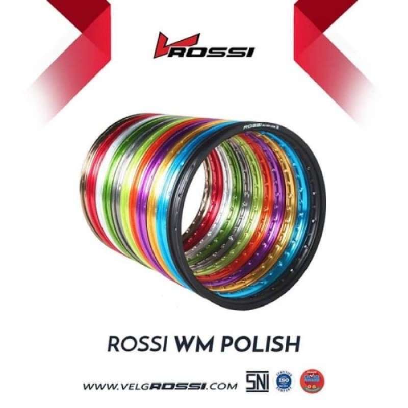 Promo Velg Rossi Vrossi Pelek Motor WM Ring 18 250 dan 300 SEPASANG ...