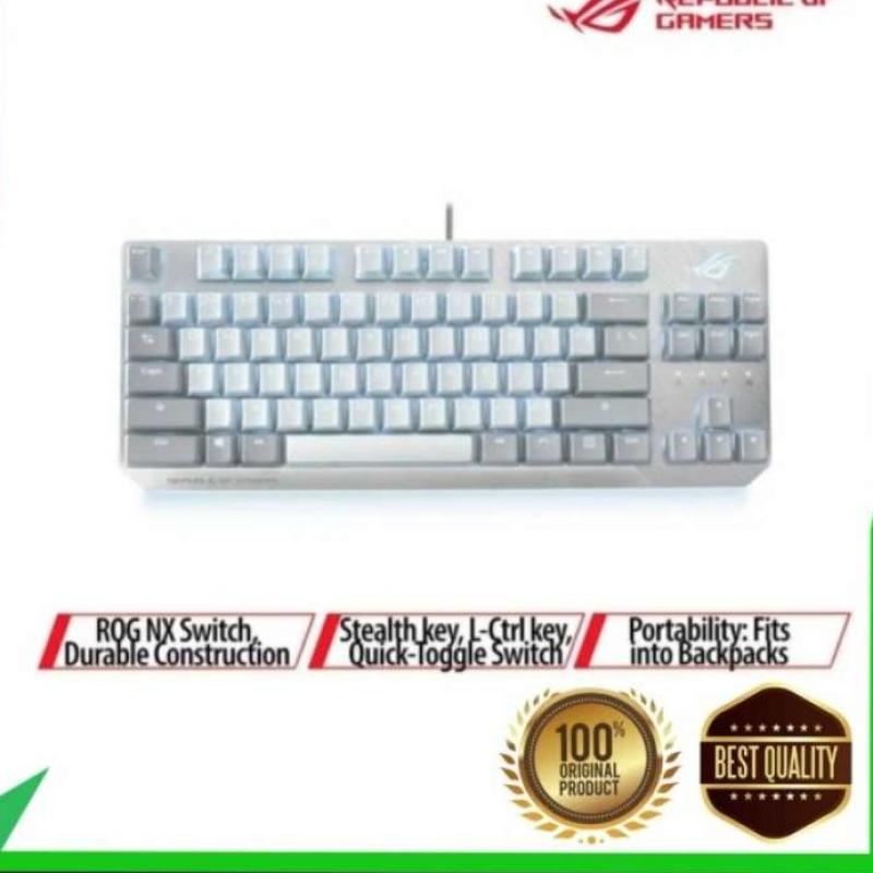 Promo Gaming Keyboard ASUS ROG Strix SCOPE NX TKL | Moonlight White ...