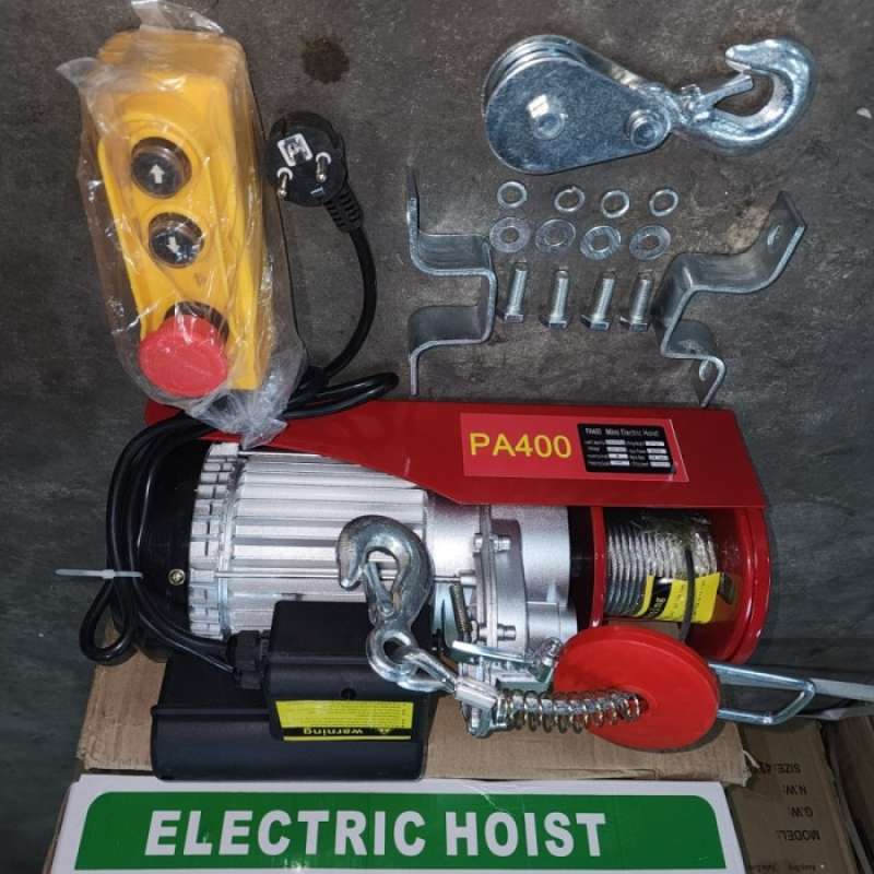 Promo KATROL ELECTRIC HOIST PA400 AC 220V KATROL ELEKTRIK 400 KG Diskon ...