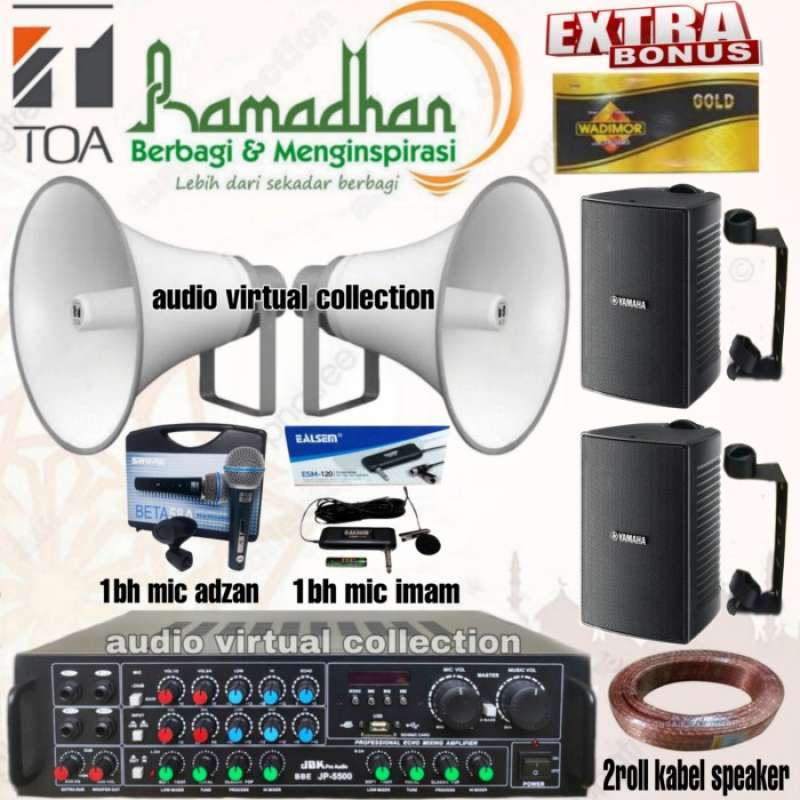 Jual Paket Sound System TOA Masjid Komplit IV di Seller Gamma Store ...