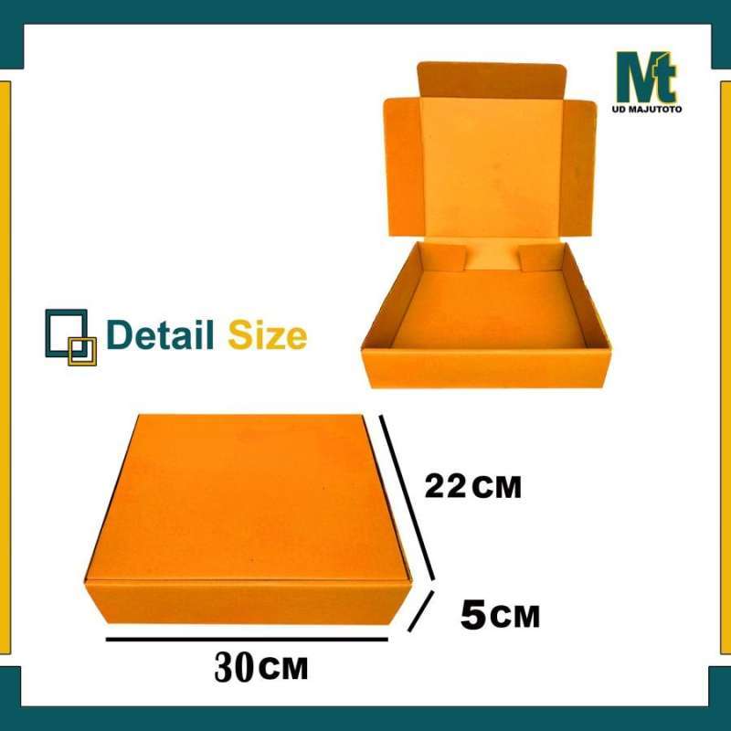 Jual Box 30x22x5 Cm/box Hampers/kardus Polos/karton/kemasan Kardus Di ...