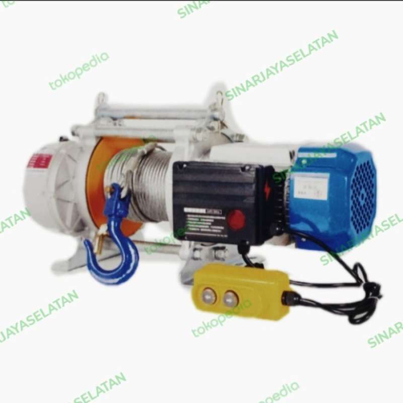 Promo katrol listrik 1500 kg x 50 meter 380 volt electric Winch Hoist ...