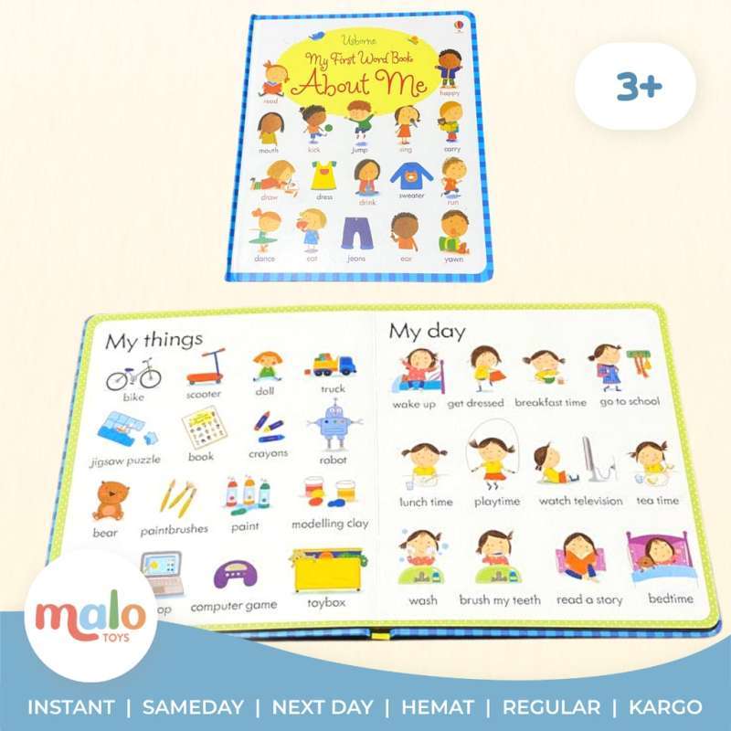 Jual MALOTOYS - USBORNE MY FIRST WORD BOOK Book Edukasi Bacaan Book ...