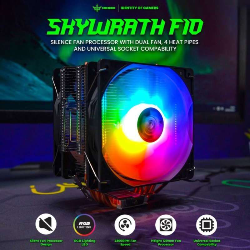 Jual NYK Nemesis SKYWRATH F10 RGB CPU Cooler di Seller Persada Computer ...