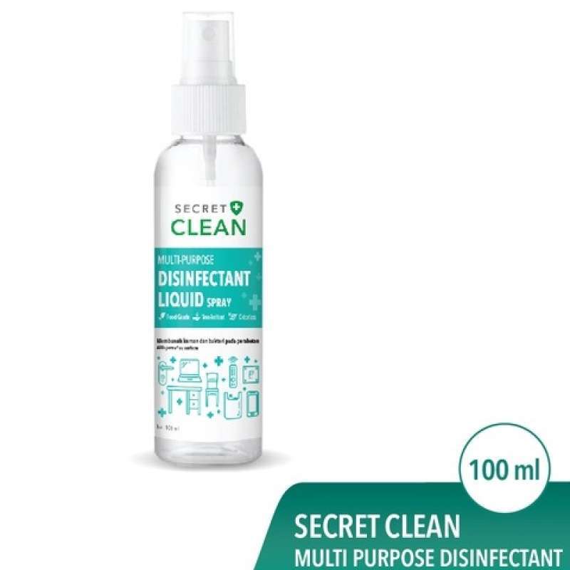 Jual Secret Clean Disinfectant Liquid Spray 100ml Di Seller ...