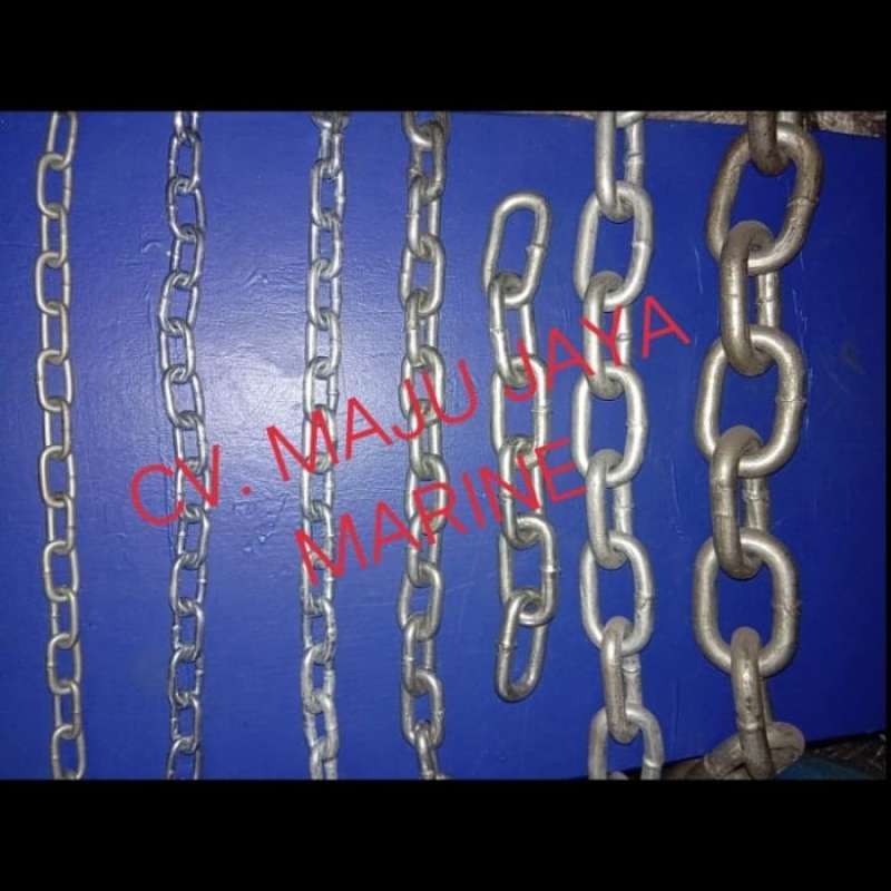 Jual Rantai Putih 16 Mm // Chain Besi Galvanized Di Seller Mjmarine ...