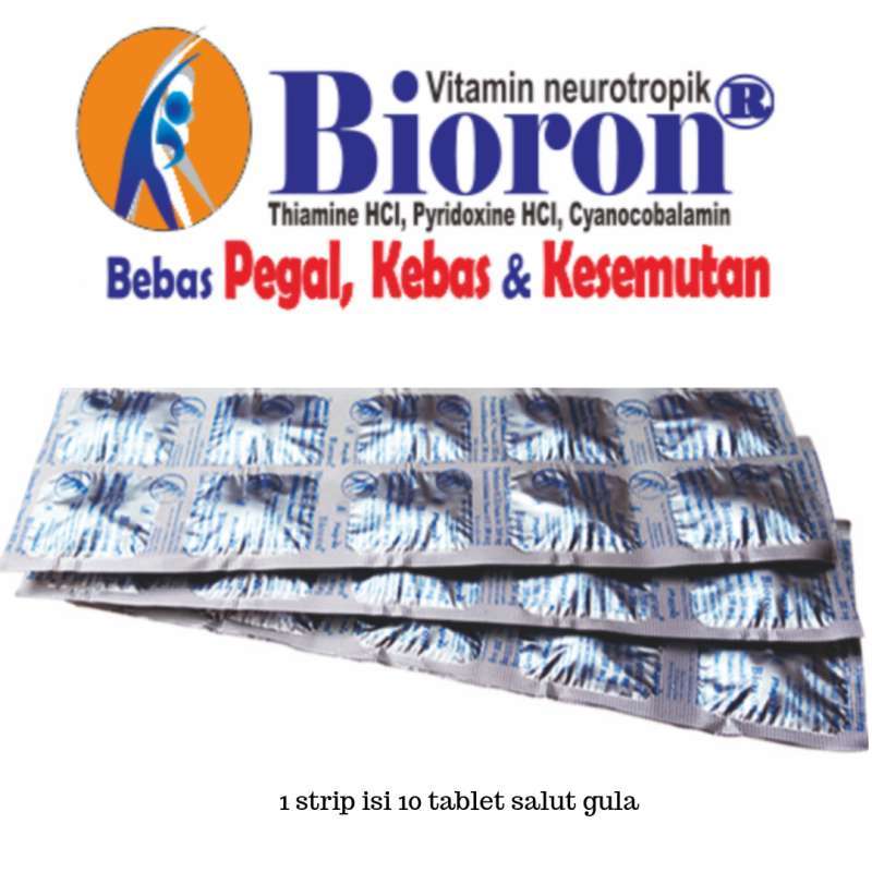 Jual Phapros Bioron Vitamin Neurotropik Suplemen 1 strip di Seller ...