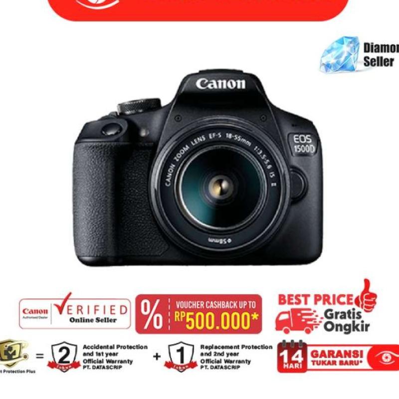 Jual Canon Eos 1500D Kit Ef-S 18-55Mm Is Ii di Seller GK Market 232 ...