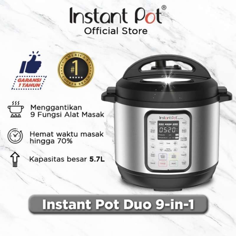 Jual Instant Pot Duo 9 In 1 Electric Cooker 5.7 Liters Di Seller Berkah ...