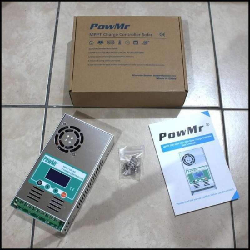 Promo Powmr Mppt 60a Solar Charge And Discharge Controller 12v 24v 36v 48v Diskon 23% Di Seller ...