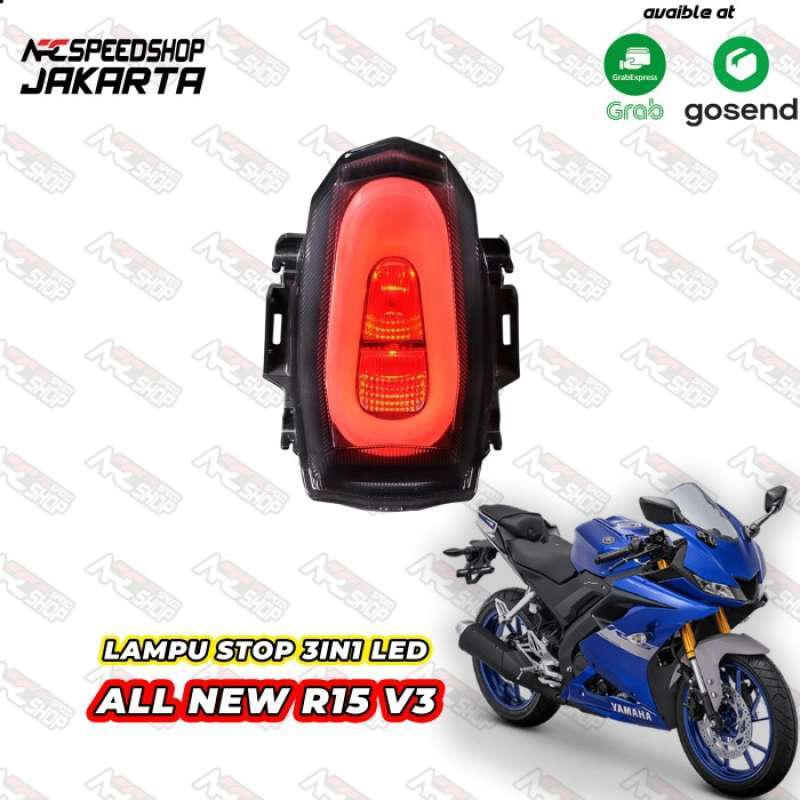 Jual Stoplamp Led 3 In 1 Yamaha Lampu Stop Yamaha R15 V3 Di Seller Ruji ...
