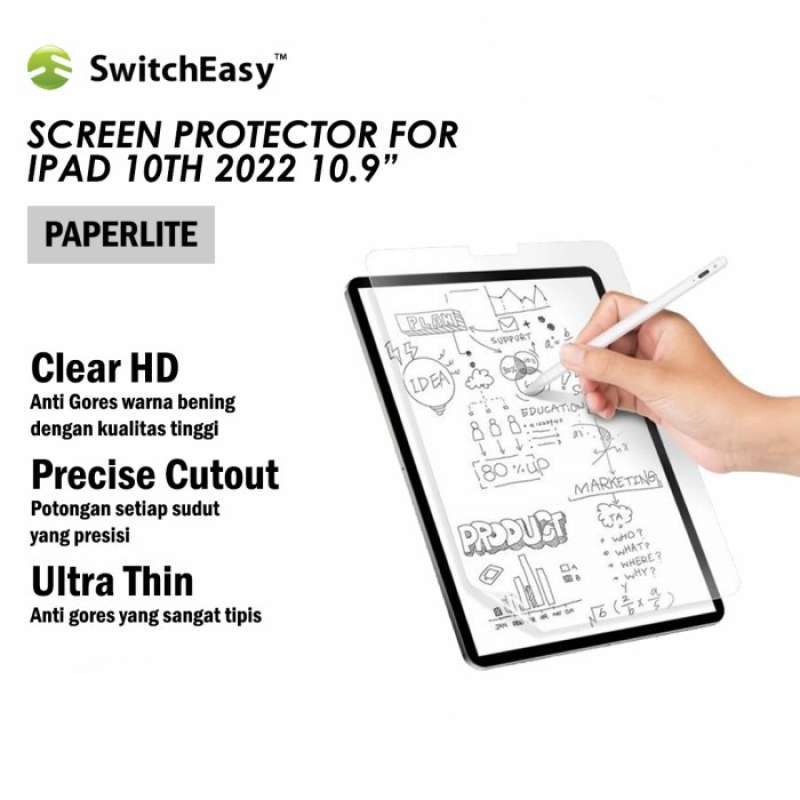Promo Anti Gores iPad 10th 2022 10.9 Switcheasy PaperLite Bening ...