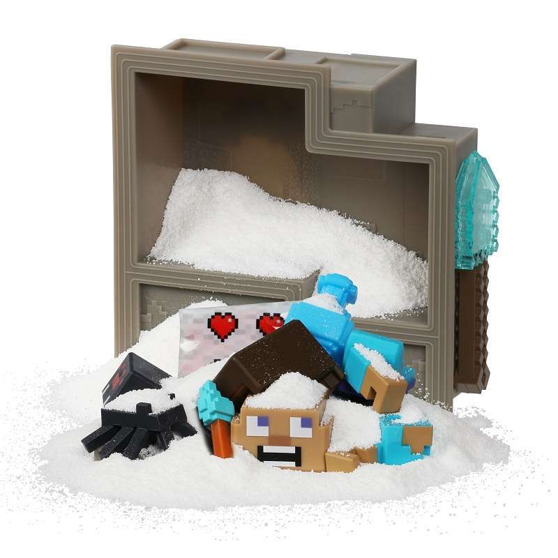 Promo Mainan Koleksi Action Figure Treasure X Licensed Minecraft Caves ...