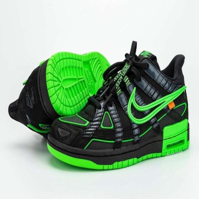 Jual Nike Air Rubber Dunk Off-white Green Strike - Green Strike 44 Di ...