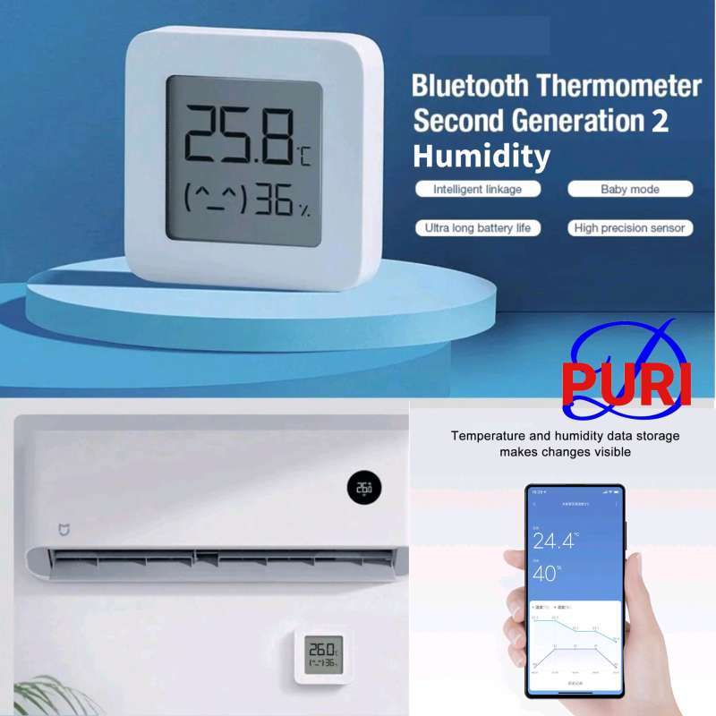 Jual Smart Thermometer Humidity Sensor Bluetooth Ver Gen 2 ...