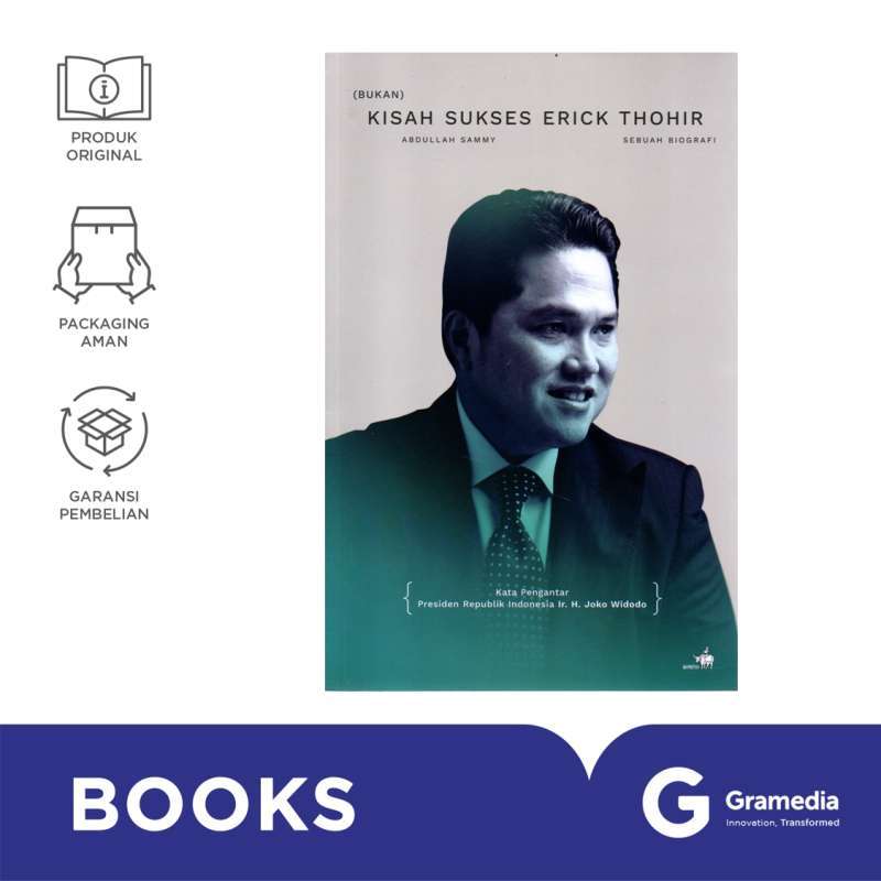 Promo (Bukan) Kisah Sukses Erick Thohir Diskon 25% di Seller Gramedia ...