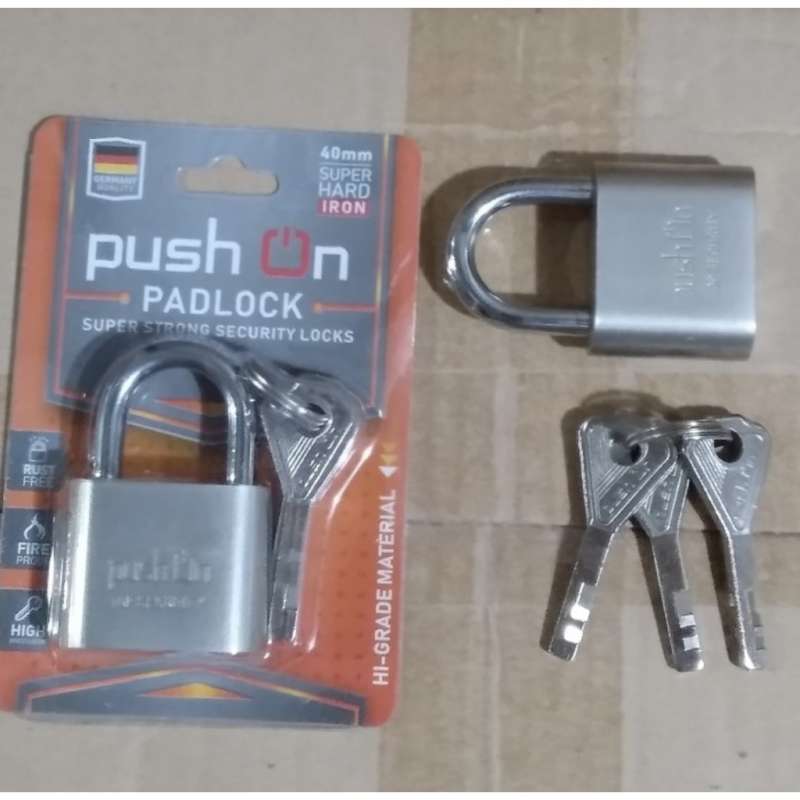 Promo Gembok Kunci Pintu Leher Pendek Leher Panjang 40mm 40 Mm Push On ...