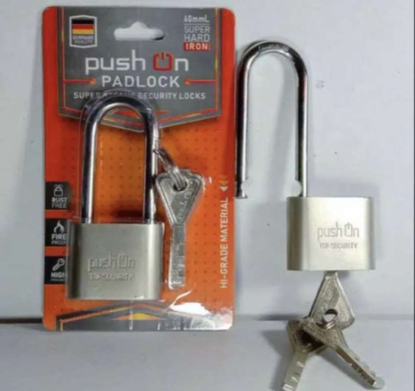 Promo Gembok Kunci Pintu Leher Pendek Leher Panjang 40mm 40 Mm Push On ...