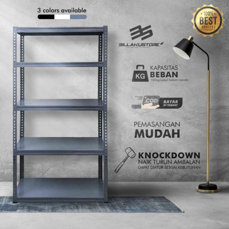 Promo Rak Besi 5 Susun MYSTAR BS5000E - Boltless Steel Decking Diskon ...