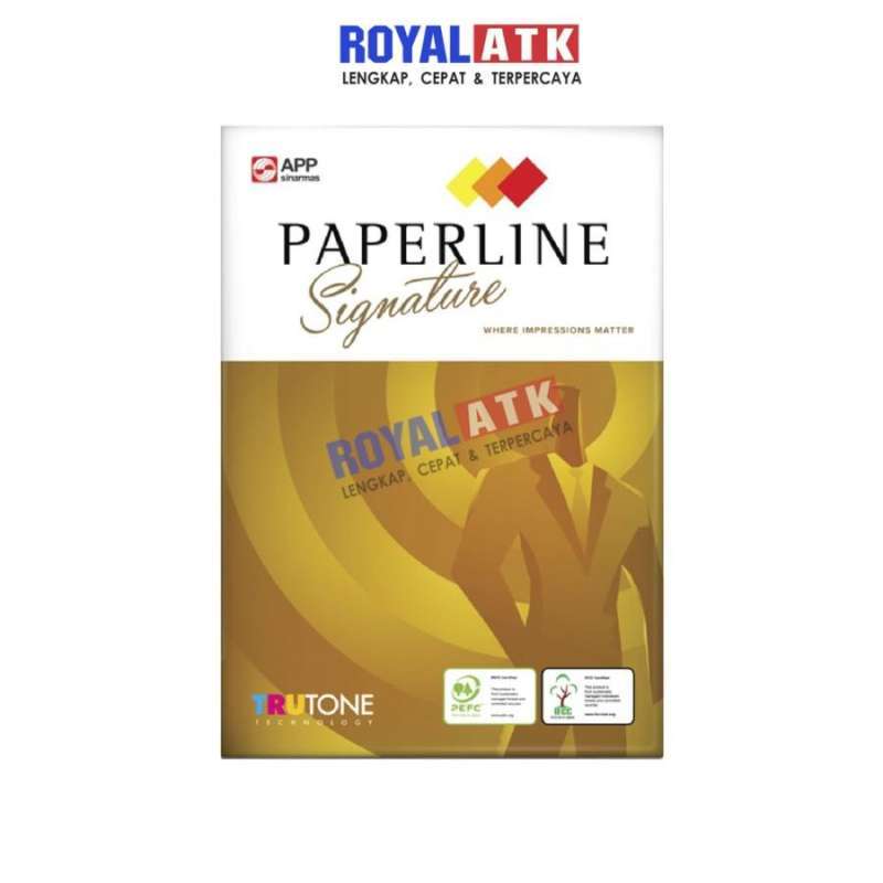 Jual Kertas HVS Paperline Signature A4 80gr di Seller Royal ATZ ...