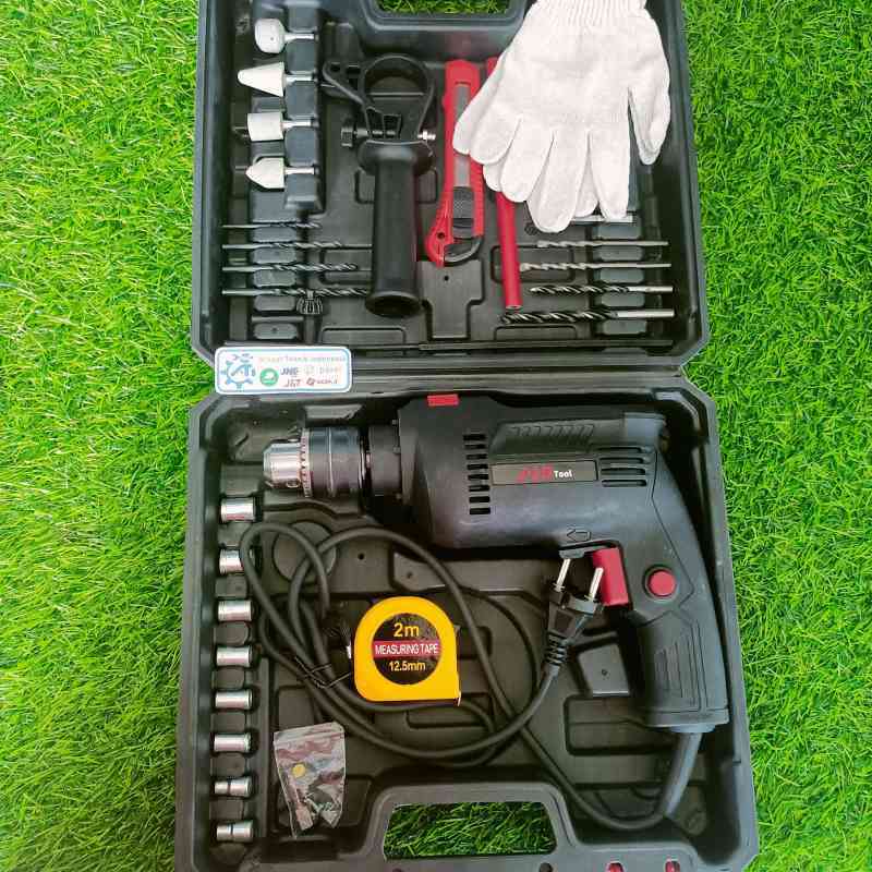 Jual Paket Mesin Bor Listrik / Tangan Jld Electric Drill Tembok 13 Mm ...