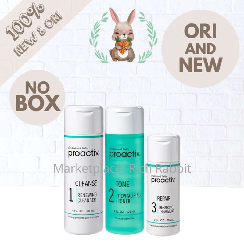 Jual ProActiv 3 Step Acne Treatment with Skin Purifying Mask Pro Activ ...