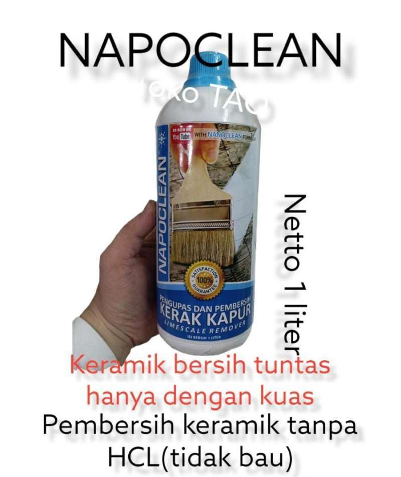 Jual Pembersih Kerak Semen Lantai Keramik Napoclean 1 L pembersih ...
