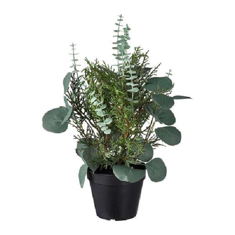 Jual Ikea Pengaturan Tanaman Pot Bunga Artificial - Hijau di Seller ...