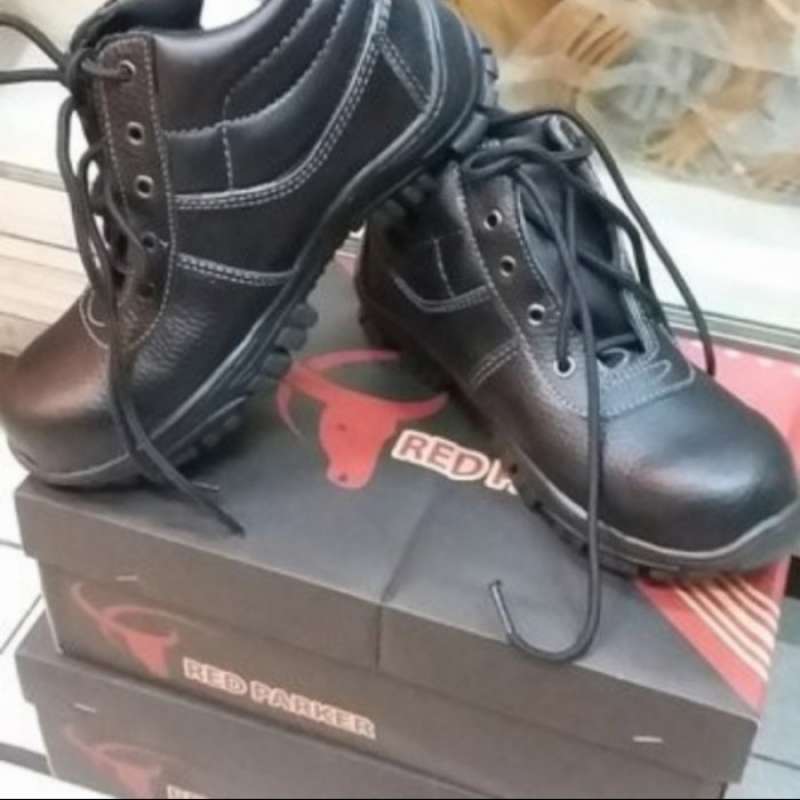 Promo sepatu safety Red Parker Tipe S 183 Diskon 23% di Seller Vexana ...