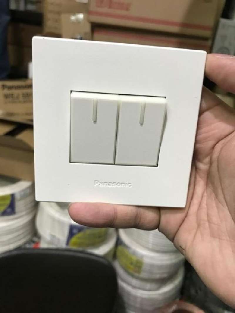Jual Saklar Listrik Double Panasonic Style Series Kotak Putih White Di ...