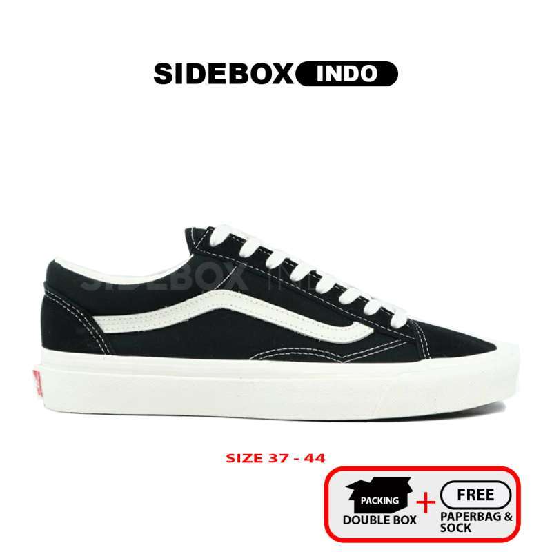 Promo Sepatu Vans Old Skool Style 36 OG LX Black White Original Diskon 14% di Seller ...