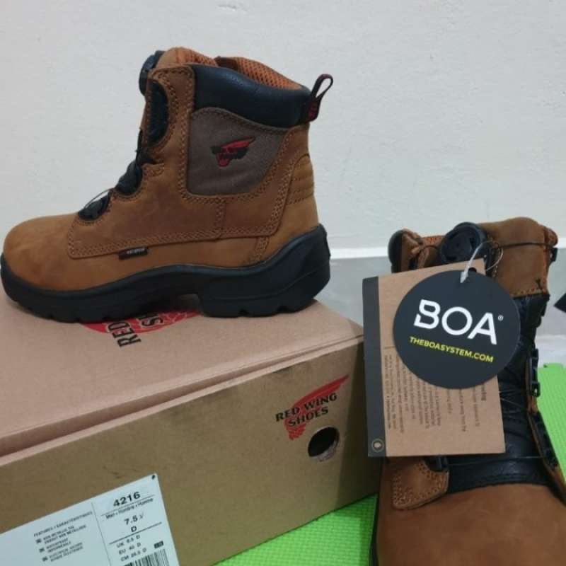 Promo SEPATU SAFETY REDWING 4216 - COKELAT / SAFETY SHOES RED WING ...