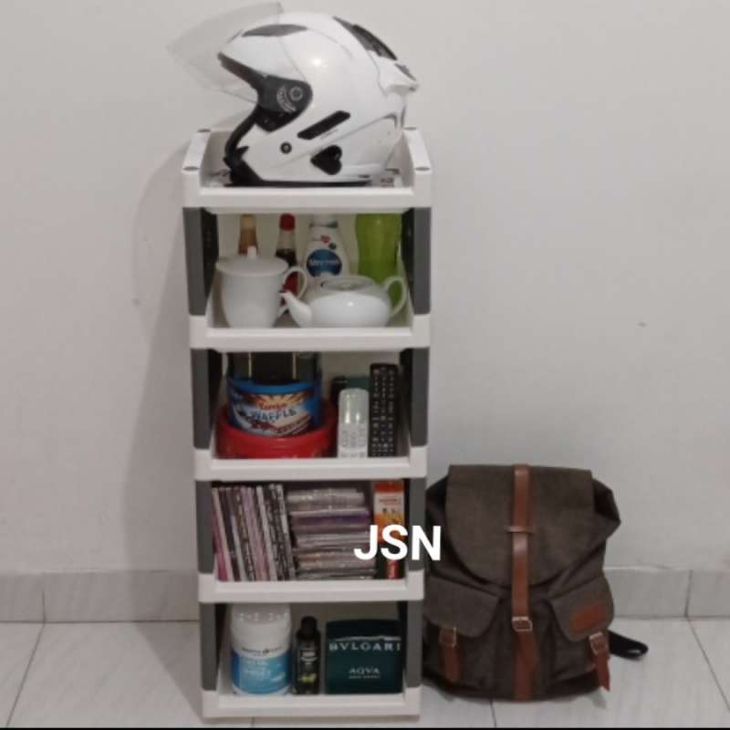 Promo Rak plastik serbaguna susun 5 merk TABITHA, ukuran KECIL Diskon ...