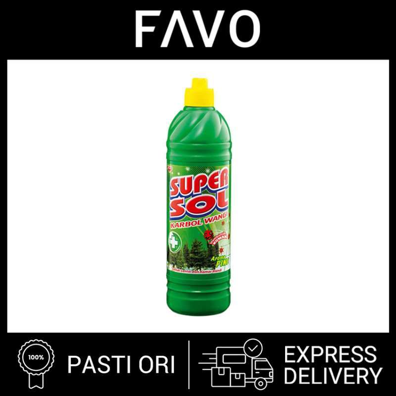 Promo Pembersih Lantai - Supersol Karbol Pine Bottle - 450 mL Diskon 5% ...