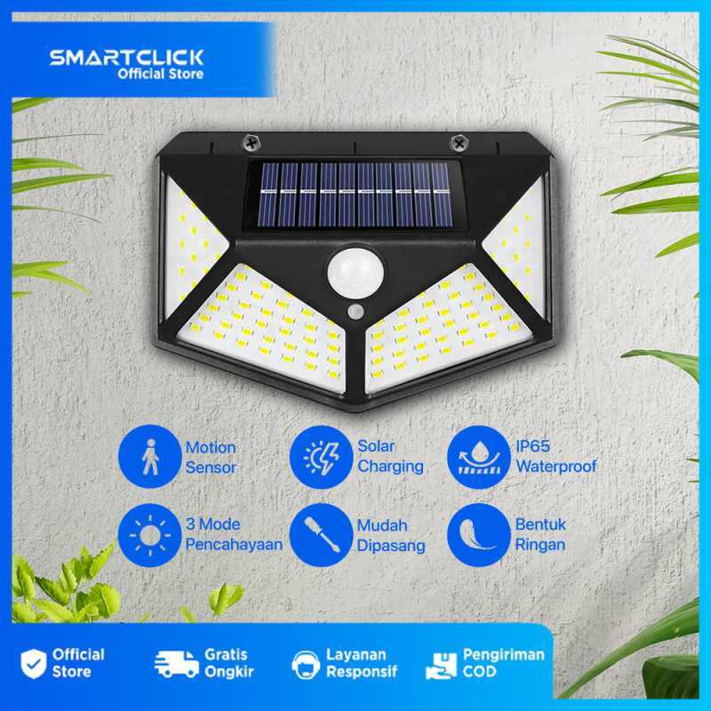 Promo Lampu Solar LED Otomatis Sensor Gerak Tenaga Surya Diskon 62% di ...