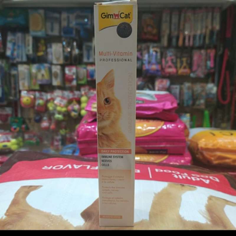 Promo vitamin kucing Gim Cat multivitamin immune 100 g Diskon 23% di ...