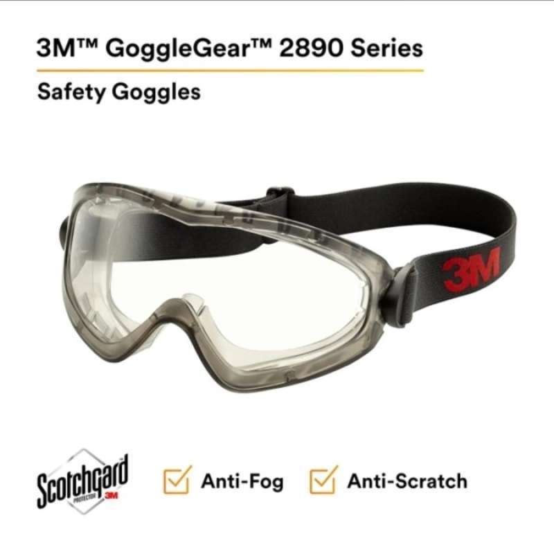 Promo 3M Goggle Gear GG2891SGAF INDIRECT VENT-Clear SGAF Lens Diskon 23% di Seller Vexana Jaya ...