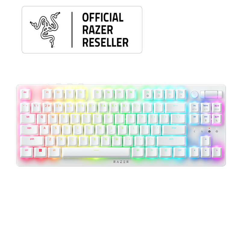 Jual Razer Deathstalker V2 Pro Tkl - White - Linear Switch Wireless ...