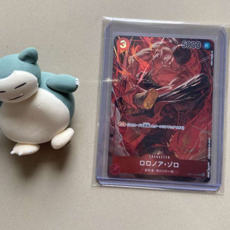Promo One Piece TCG Roronoa Zoro OP01-025 SR Parallel Alternate Art ...
