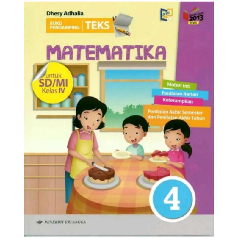 Promo Buku Pendamping Tematik Terpadu Matematika Untuk Sd Mi Kelas 4