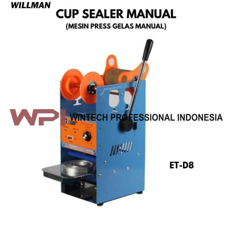 Jual Eton Et D8 Manual Cup Sealer Garansi Resmi Mesin Penyegel Gelas