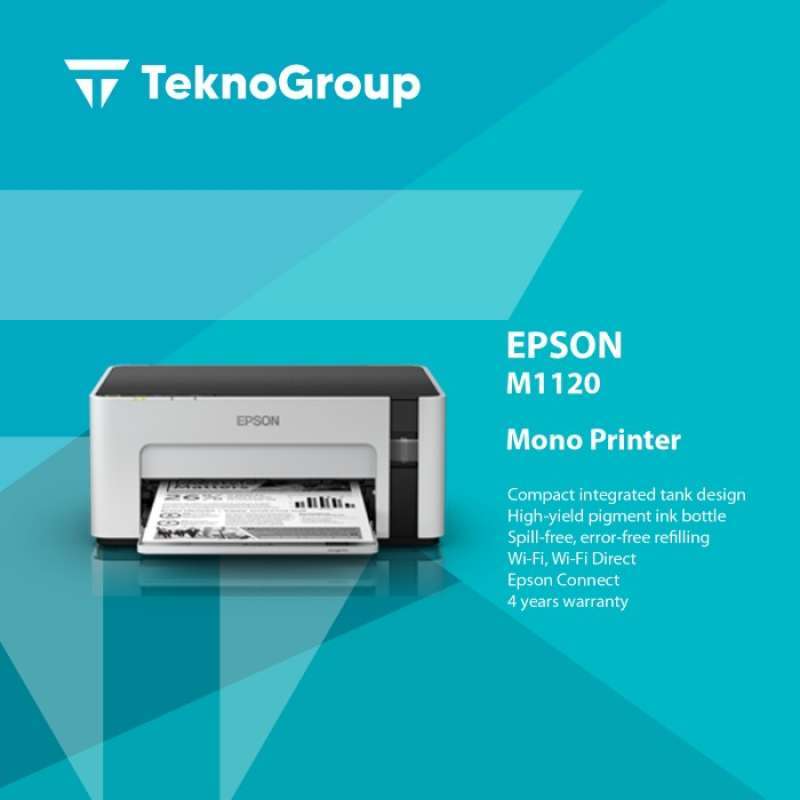 Promo Epson M1120 Monochrome Wi-fi Ink Tank Printer Diskon 7% Di Seller ...