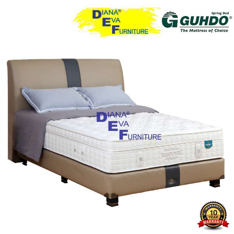 Jual Guhdo Individual Response Set Kasur Springbed - Putih 200 X 200 di ...