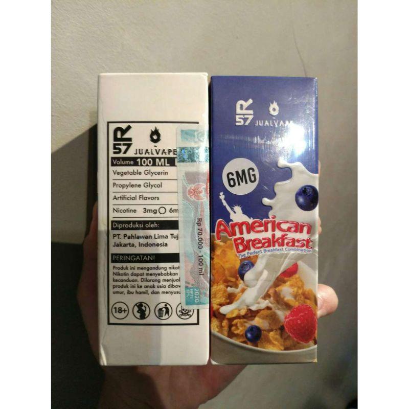 Jual Liquid Vape American Breakfast v2 Oat Milk Berries 6mg 100ml di ...
