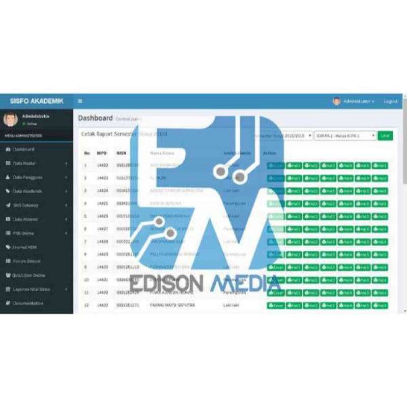 Jual Source Code - Aplikasi Sistem Akademik Sekolah Berbasis Web ...