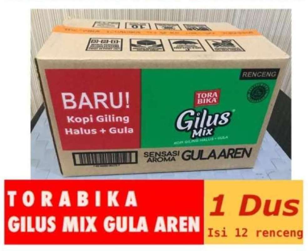 Jual TORABIKA Gilus Mix GULA AREN [1 Dus/ 12 Renteng x 10 sachet] di ...
